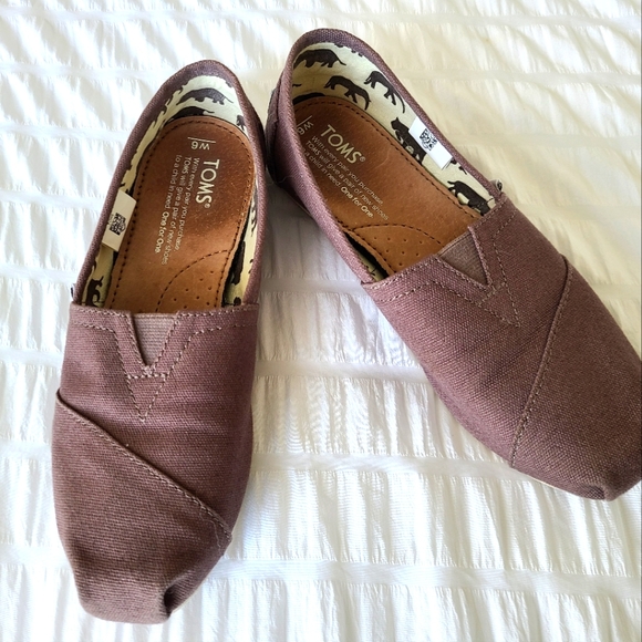 Toms | Shoes | Toms Size 6 Womans Muted Purple | Poshmark